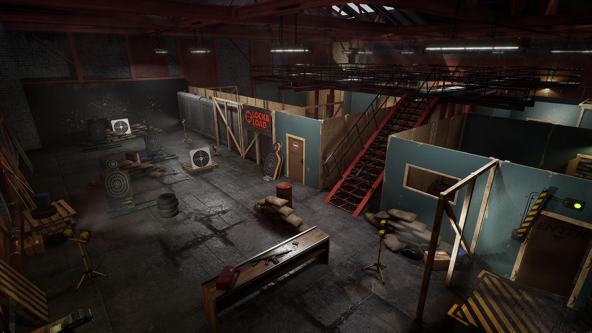 Modular Target Practice Hangar